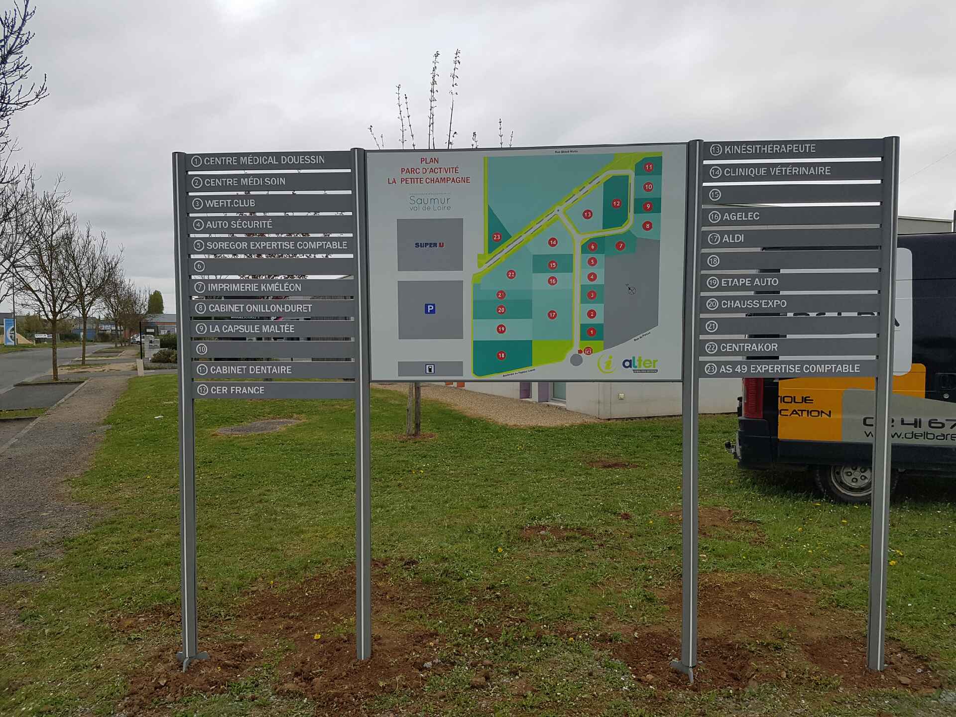 Panneau publicitaire impression sublimation haute définition